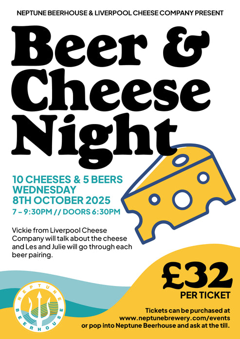 Beer & Cheese Night at Neptune Beerhouse – Neptune Brewery